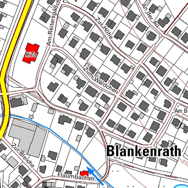 Blankenrath (1:5,000) Map by Landesamt fur Vermessung und ...