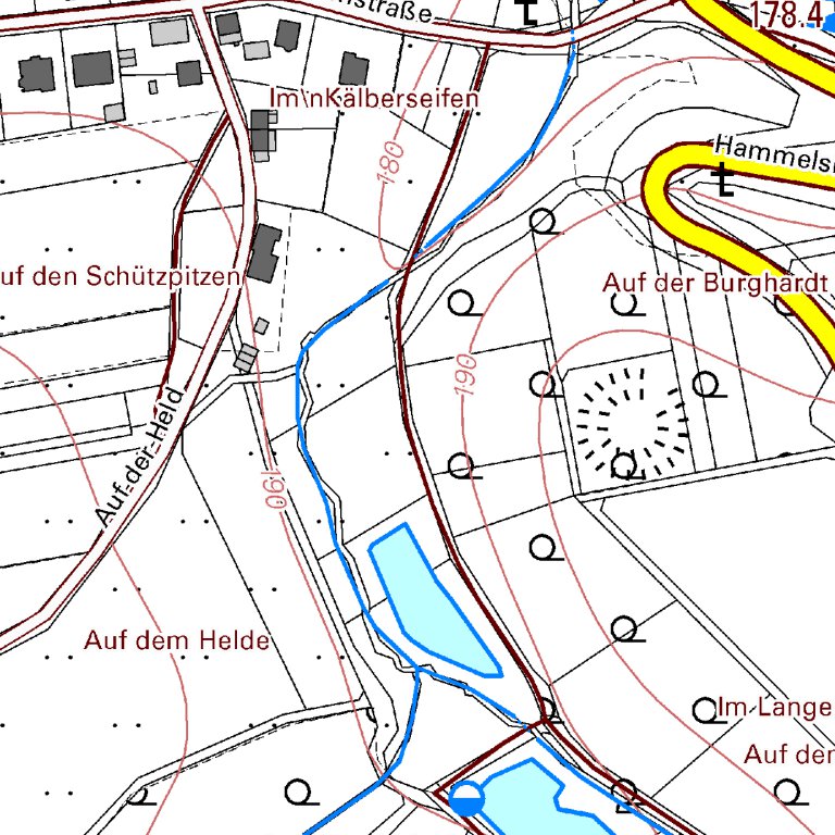 Buchholz (Westerwald) 7 (1:5,000) Map by Landesamt fur Vermessung und ...