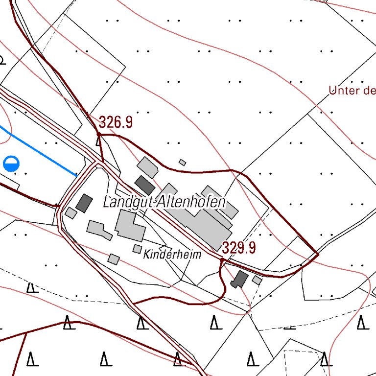 Friesenhagen 9 (1:5,000) Map by Landesamt fur Vermessung und ...
