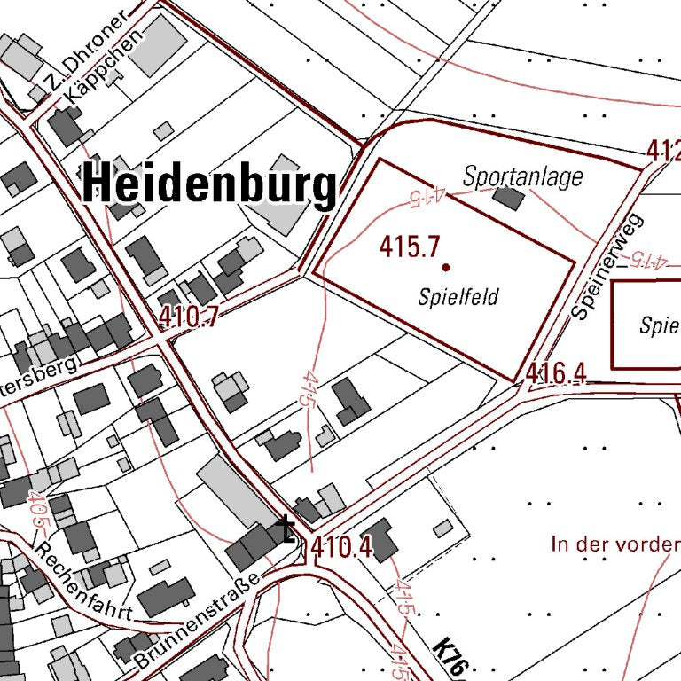 Heidenburg 3 (1:5,000) Map by Landesamt fur Vermessung und ...