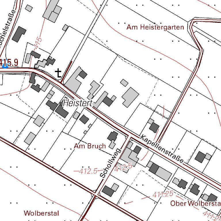 Hümmel 4 (1:5,000) Map by Landesamt fur Vermessung und ...