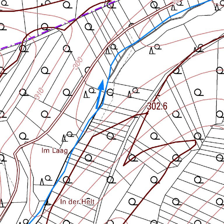 Lind 4 (1:5,000) Map by Landesamt fur Vermessung und ...