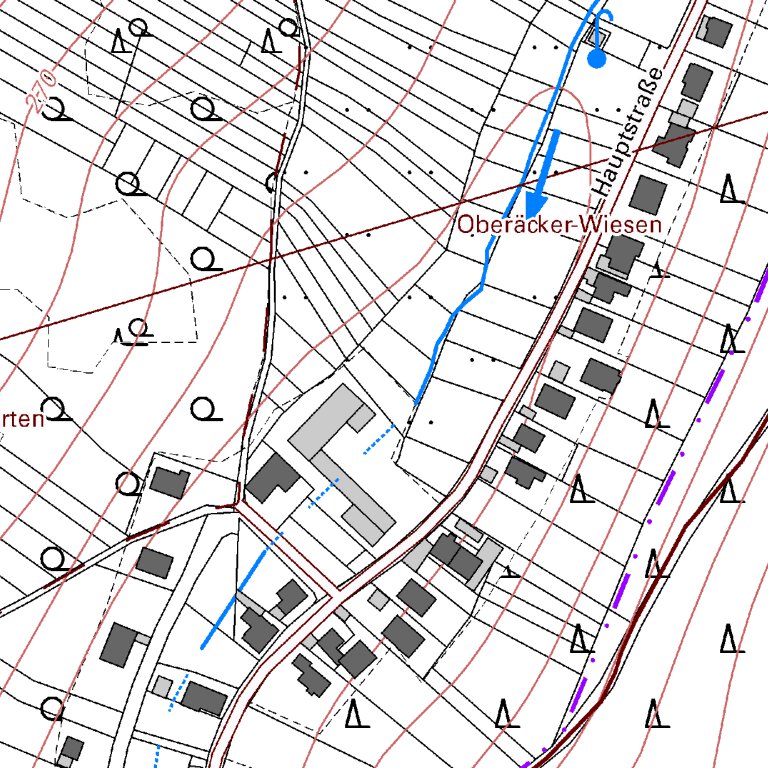 Lindenberg (1:5,000) Map by Landesamt fur Vermessung und ...