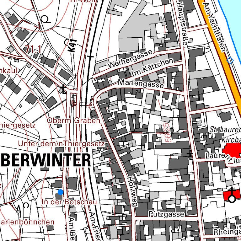 Remagen 10 (1:5,000) Map by Landesamt fur Vermessung und ...