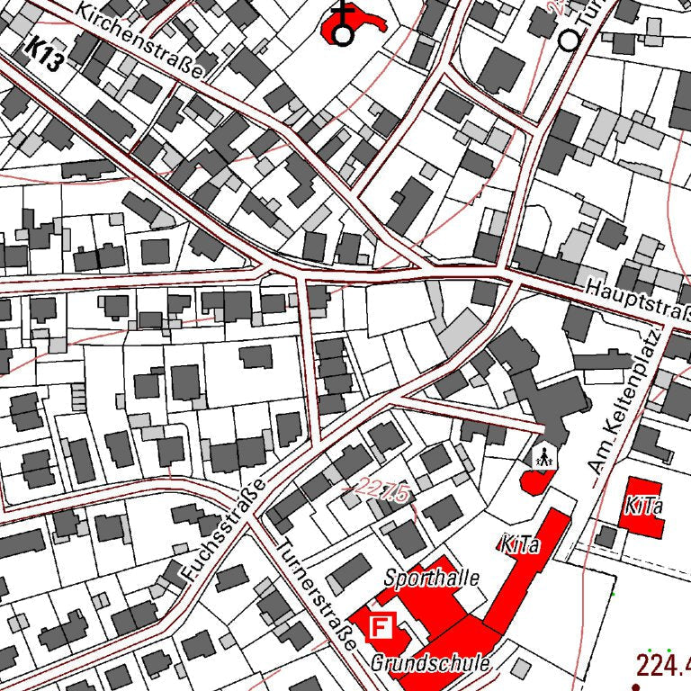 Rodenbach 1 (1:5,000) Map by Landesamt fur Vermessung und ...