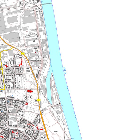 Worms 26 (1:5,000) Map by Landesamt fur Vermessung und Geobasisinformationen Rheinland-Pfalz ...