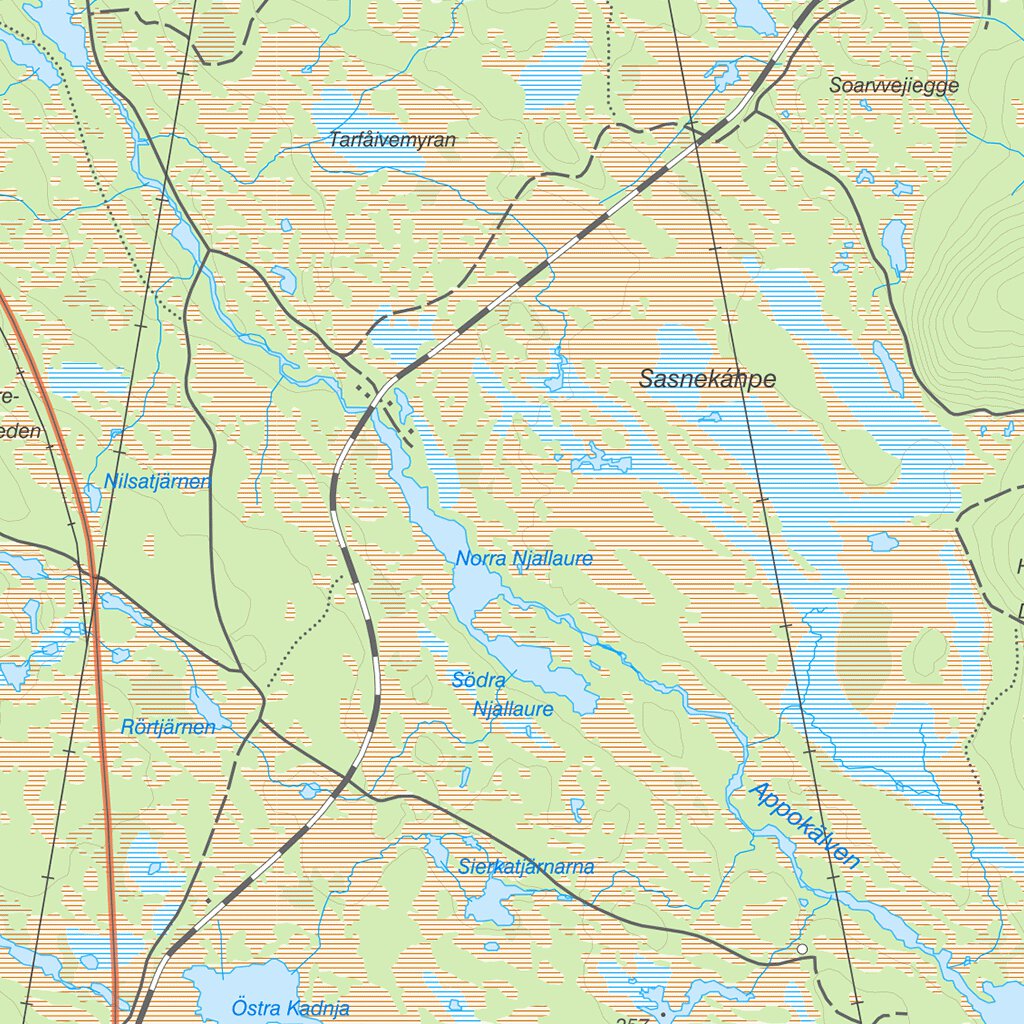 Jokkmokk 3 Map by Lantmateriet | Avenza Maps