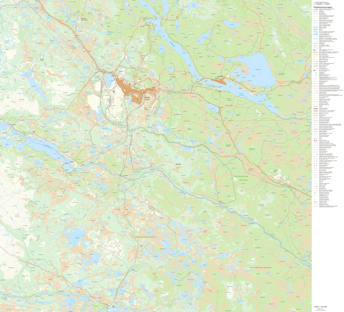 Kiruna 4 Map by Lantmateriet | Avenza Maps