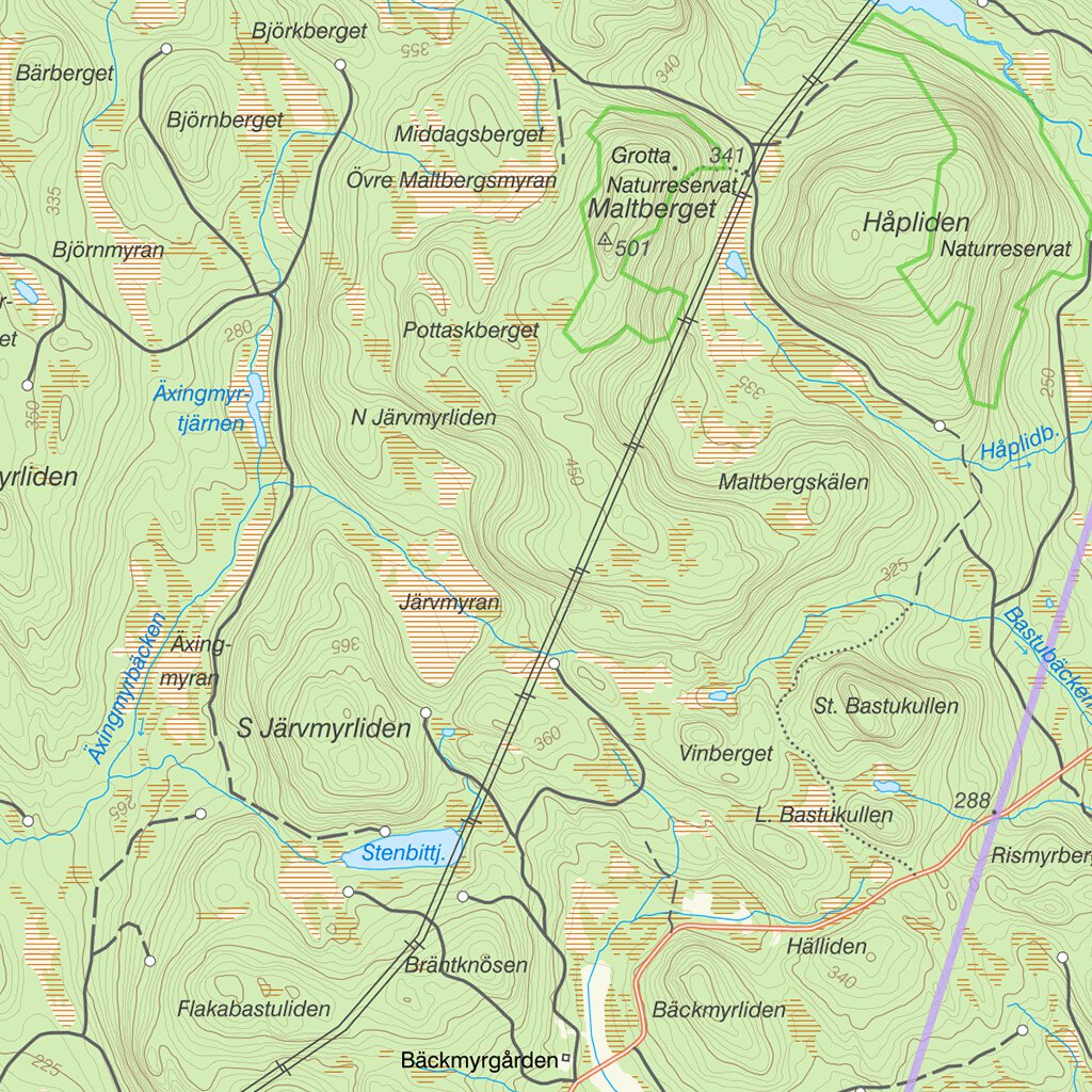 Lycksele 1 Map by Lantmateriet | Avenza Maps