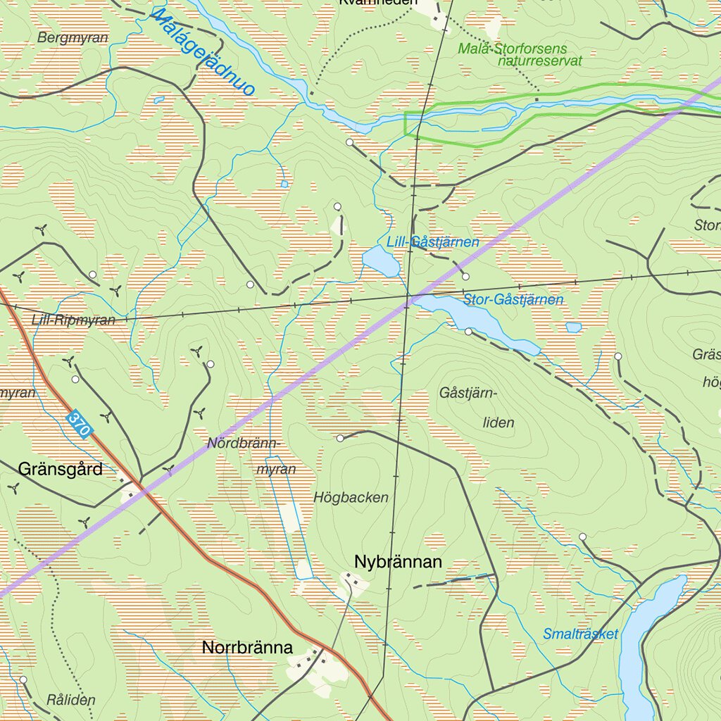 Malå, Sweden Map by Lantmateriet | Avenza Maps