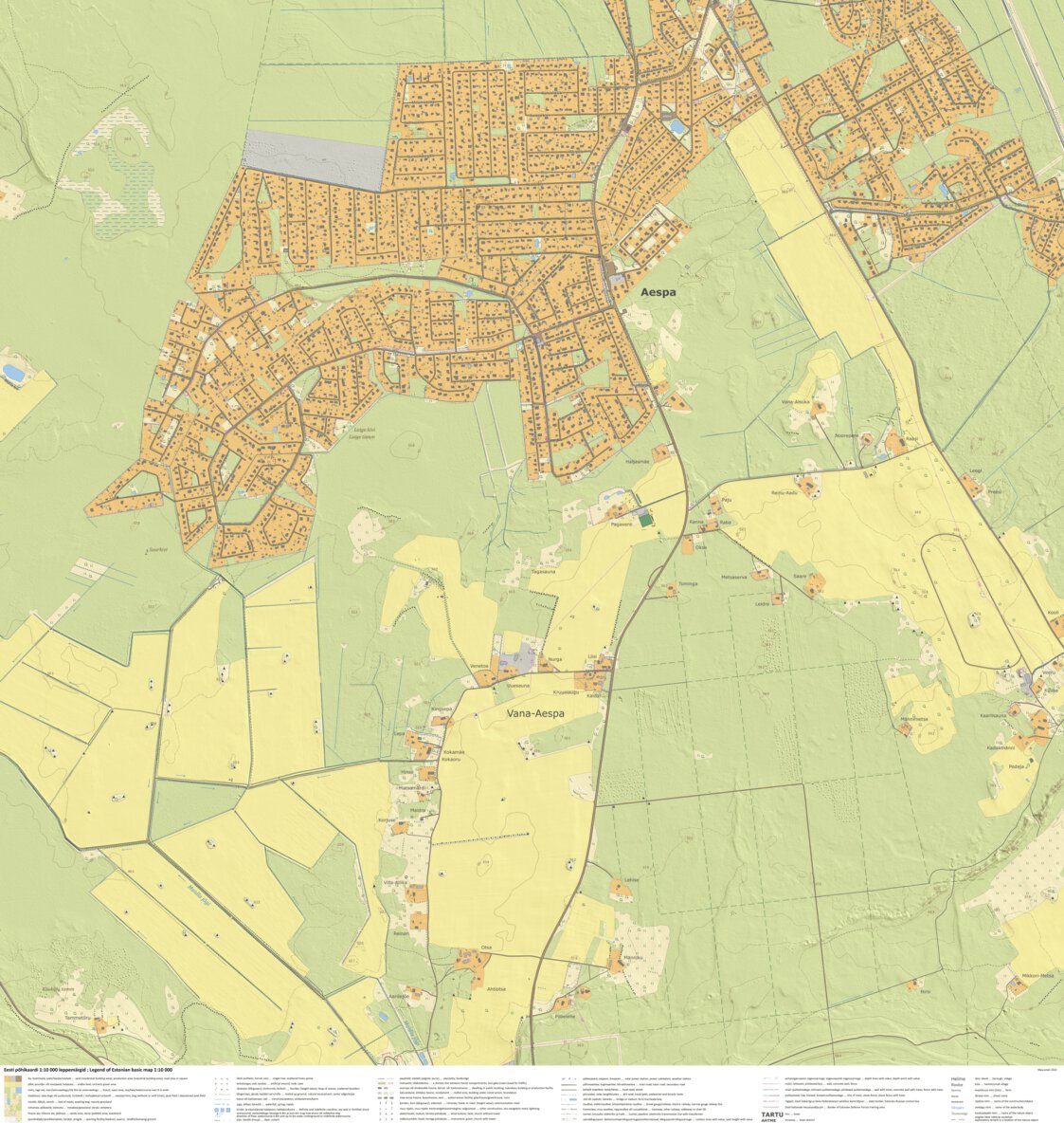 Aespa alevik, Kohila vald Map by Maa-amet | Avenza Maps