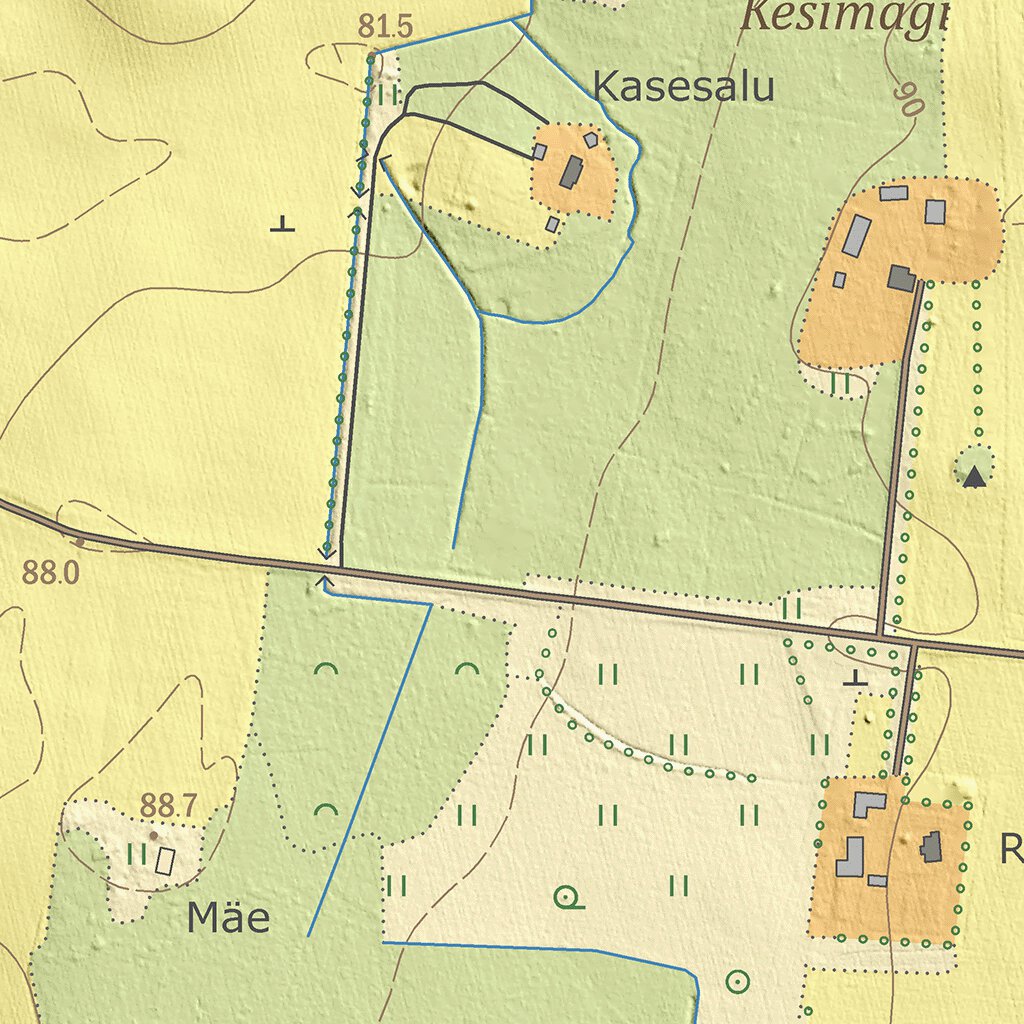 Ama küla, Kadrina vald Map by Maa-amet | Avenza Maps