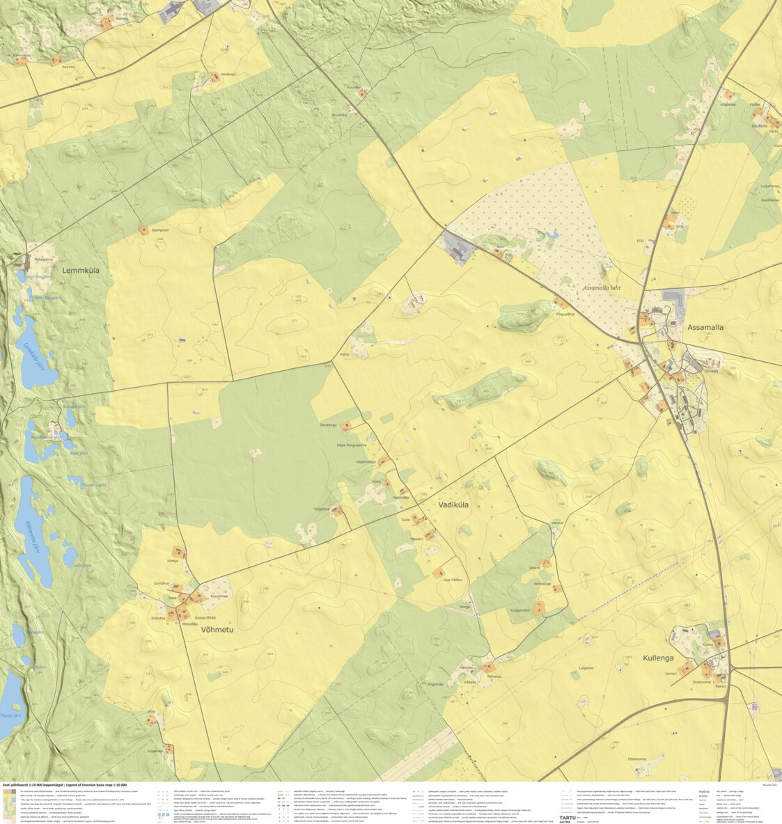Assamalla küla, Tapa vald Map by Maa-amet | Avenza Maps