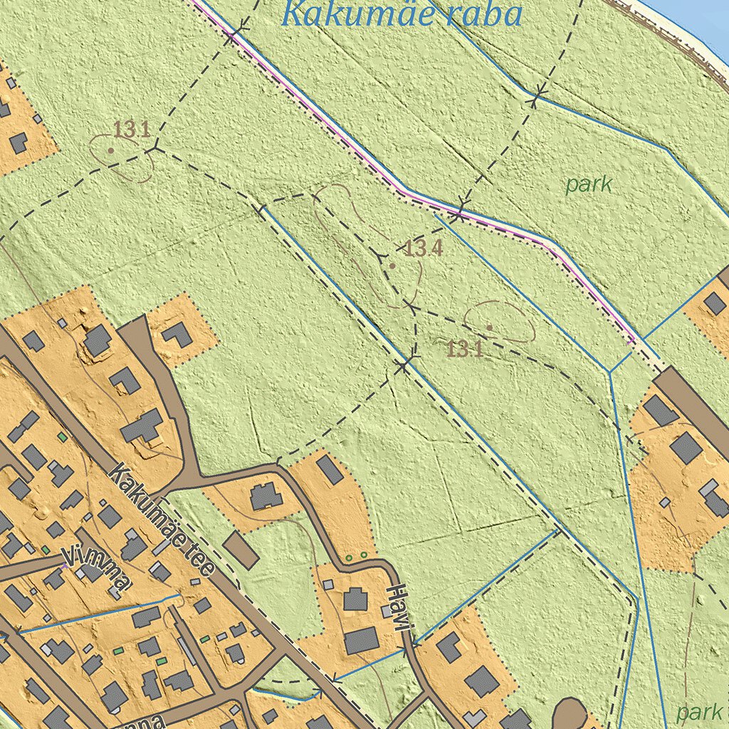 Haabersti linnaosa, Tallinn (2) Map by Maa-amet | Avenza Maps