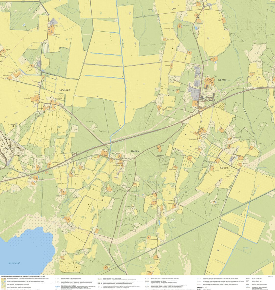 Hanila küla, Lääneranna vald Map by Maa-amet | Avenza Maps