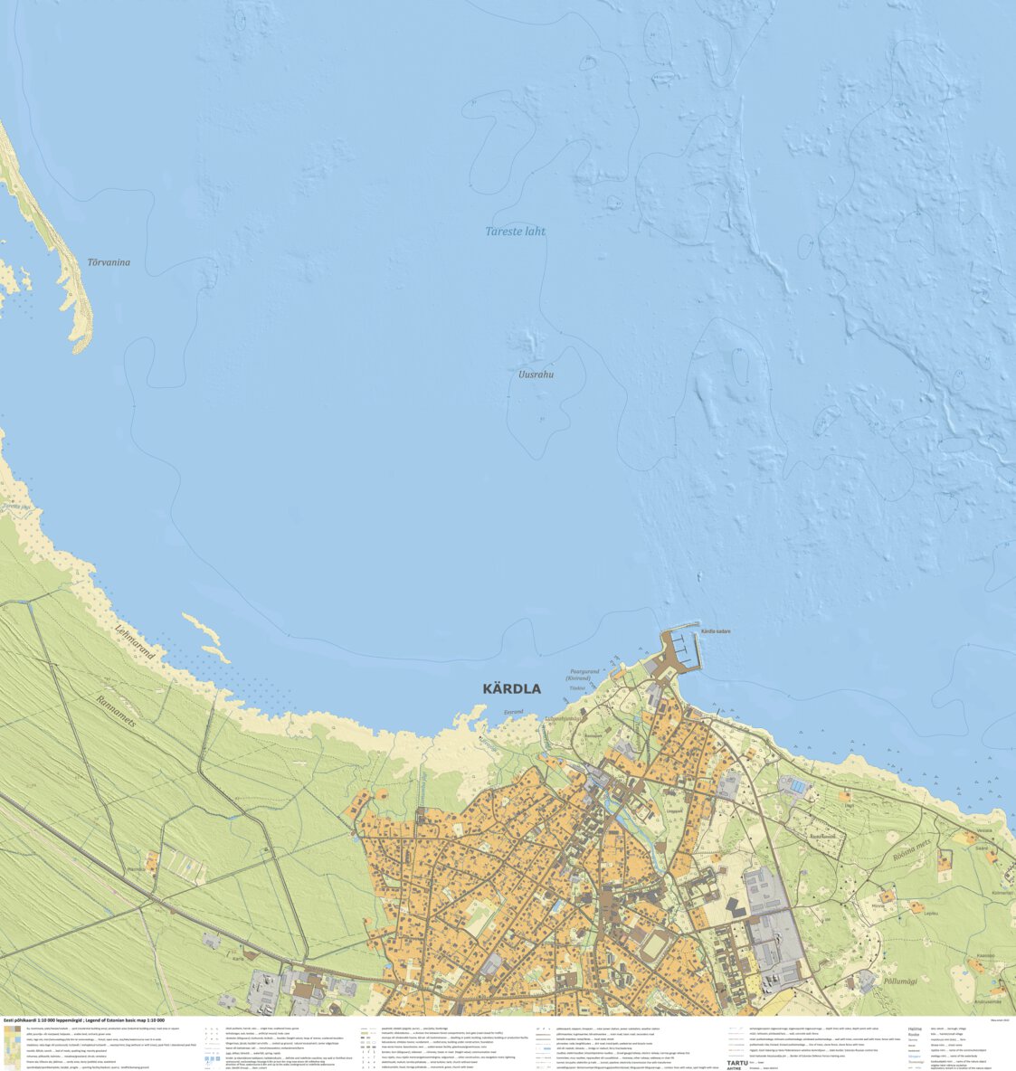 Kärdla linn, Hiiumaa vald Map by Maa-amet | Avenza Maps