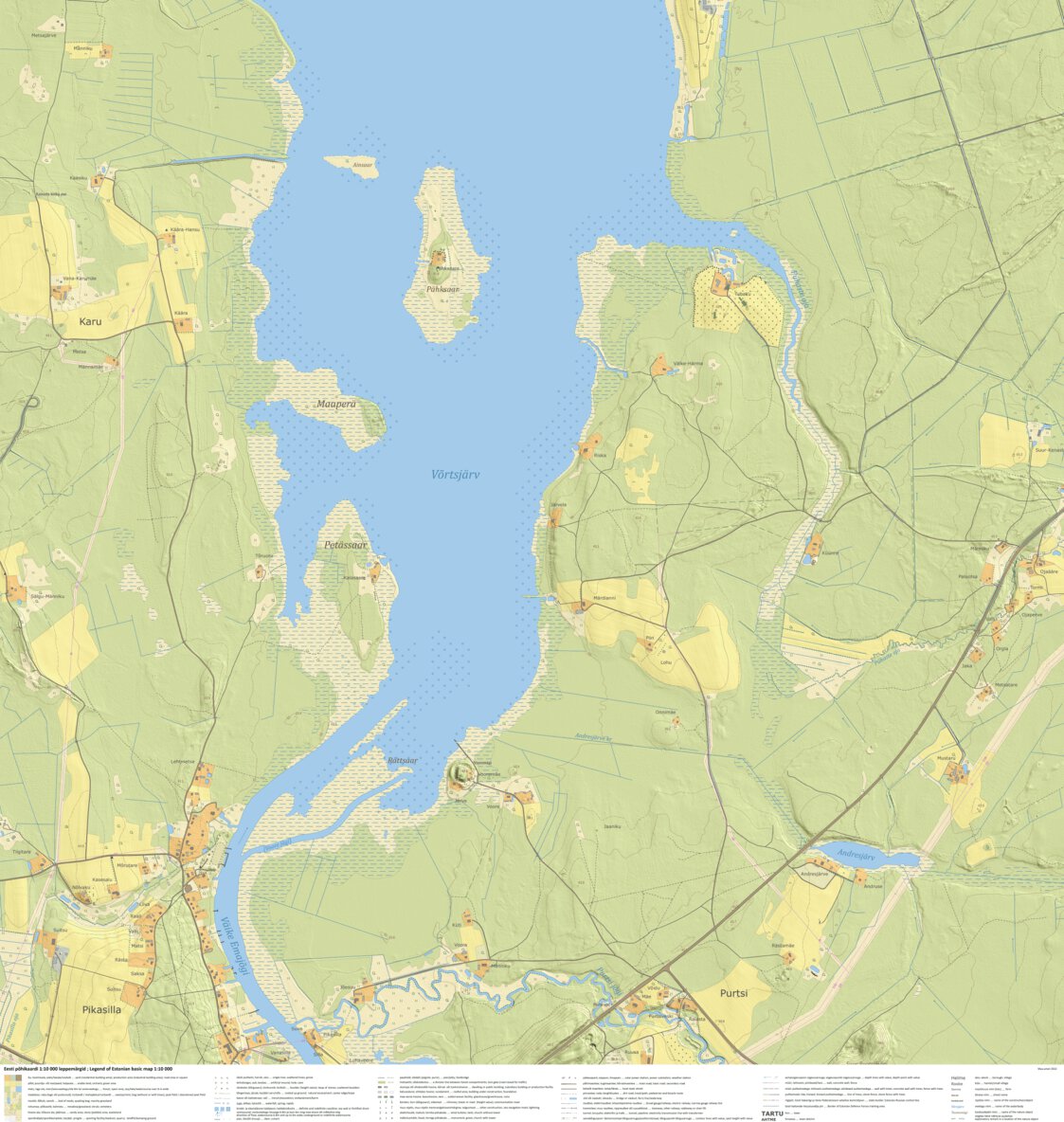 Karu küla, Tõrva vald Map by Maa-amet | Avenza Maps