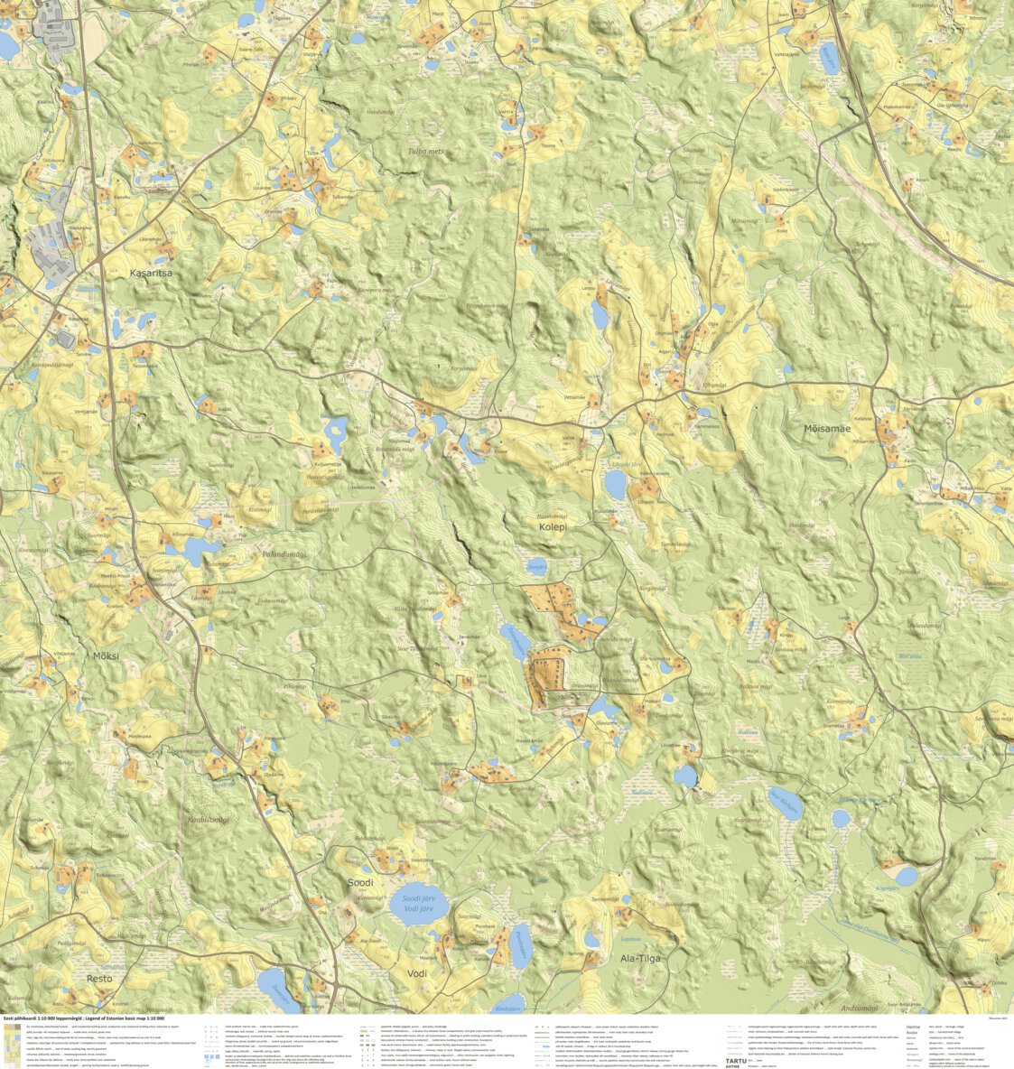 Kolepi küla, Võru vald Map by Maa-amet | Avenza Maps