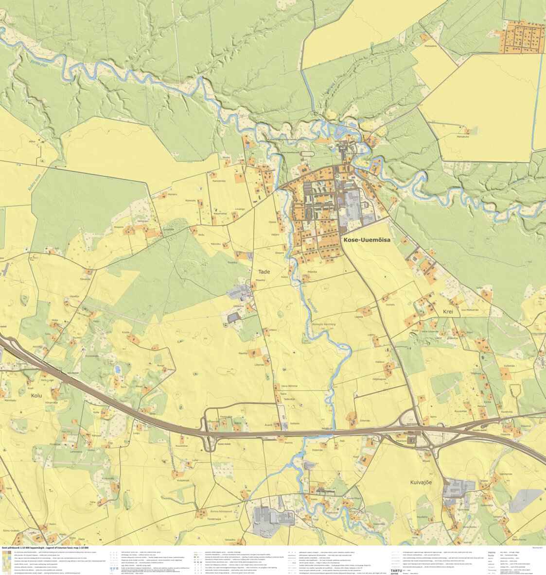 Krei küla, Kose vald Map by Maa-amet | Avenza Maps