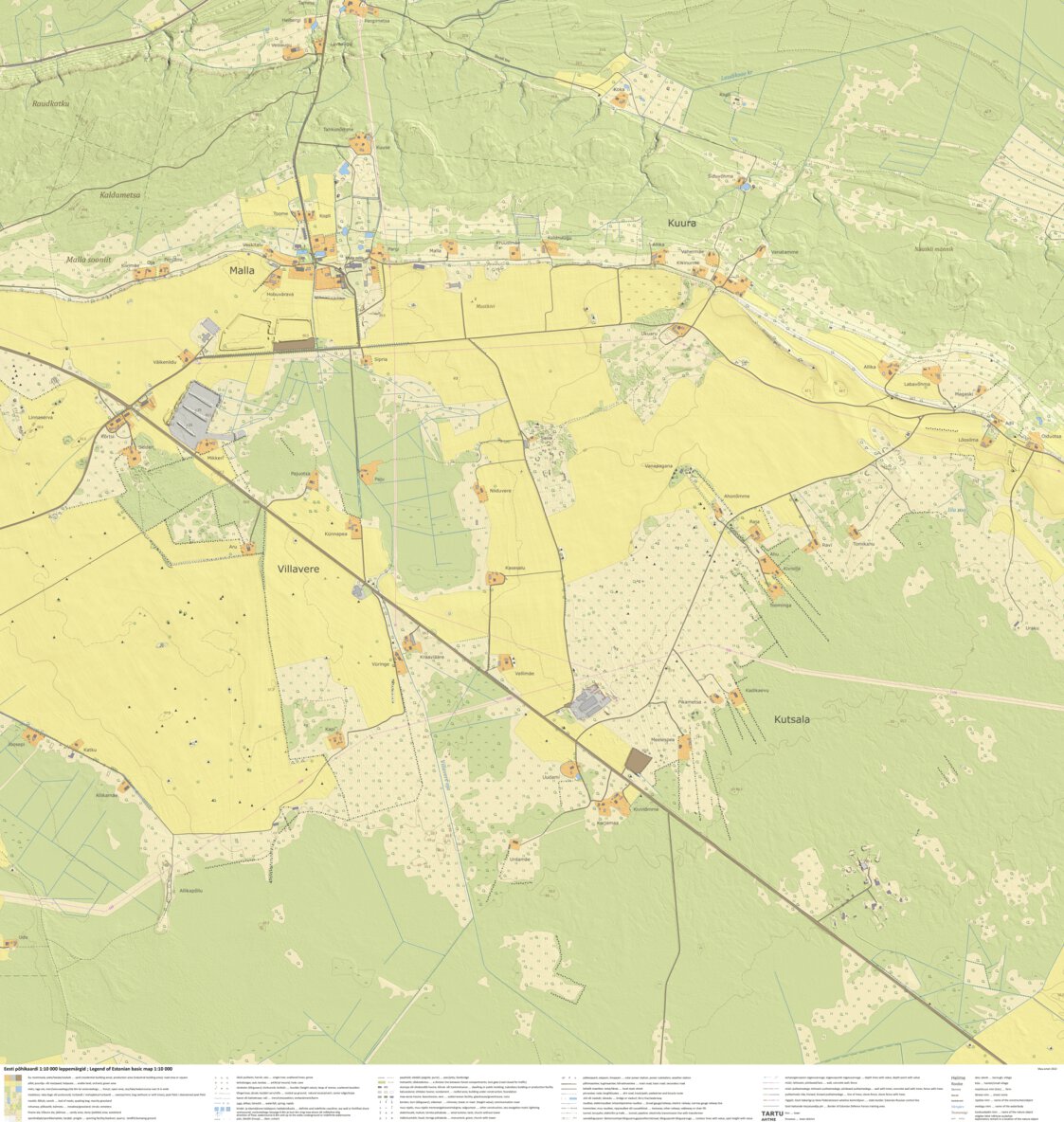 Kutsala küla, Viru-Nigula vald Map by Maa-amet | Avenza Maps