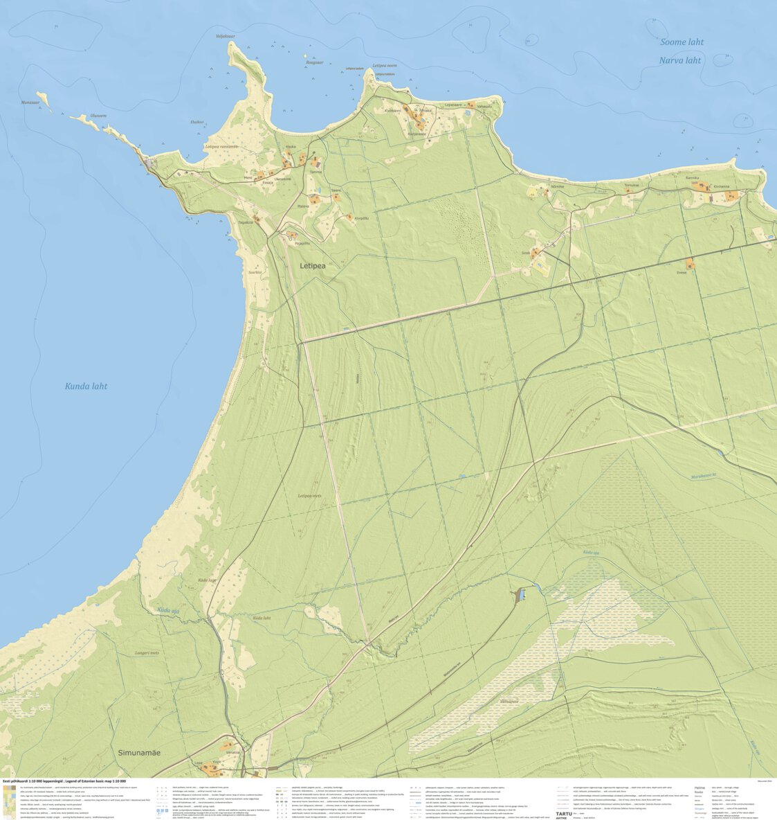 Letipea küla, Viru-Nigula vald Map by Maa-amet | Avenza Maps