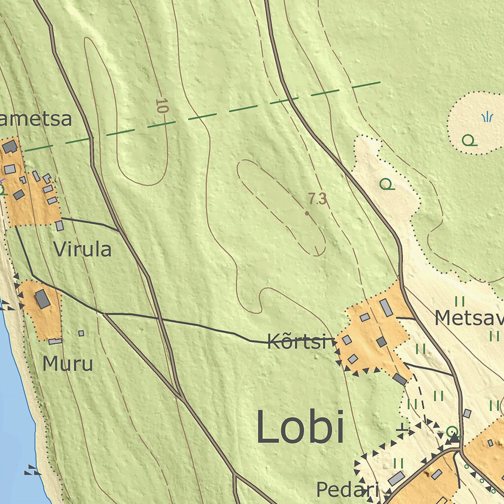 Lobi küla, Haljala vald Map by Maa-amet | Avenza Maps