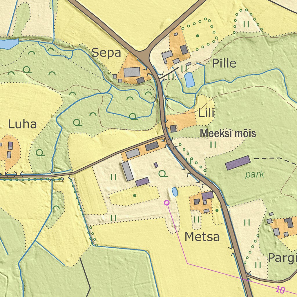 Meeksi küla, Räpina vald Map by Maa-amet | Avenza Maps