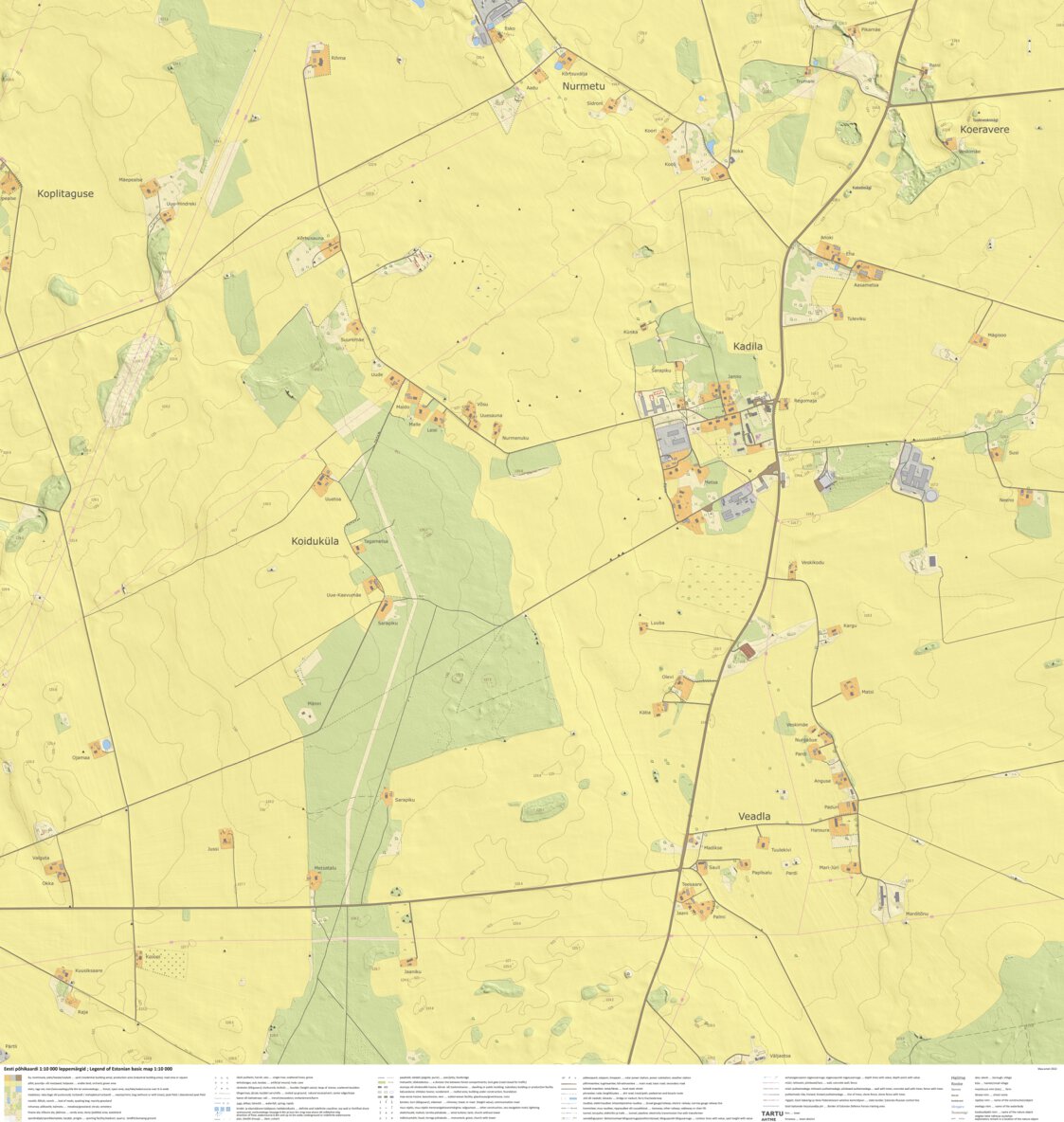 Nurmetu küla, Vinni vald Map by Maa-amet | Avenza Maps