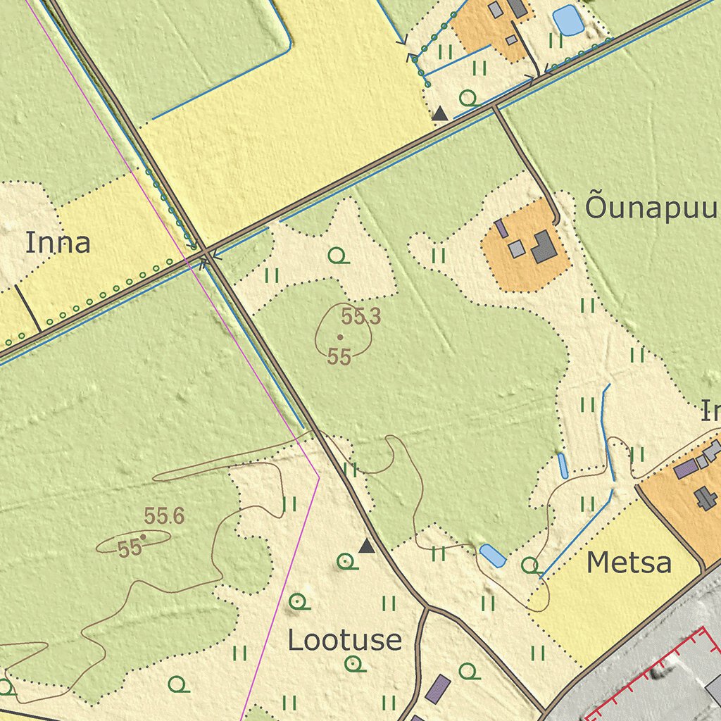 Ontika küla, Toila vald Map by Maa-amet | Avenza Maps