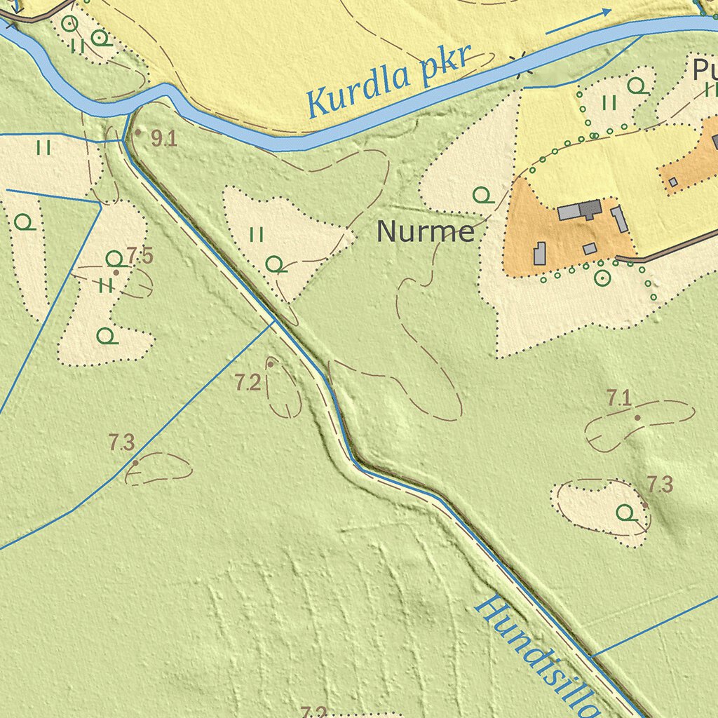 Paju-Kurdla küla, Saaremaa vald Map by Maa-amet | Avenza Maps