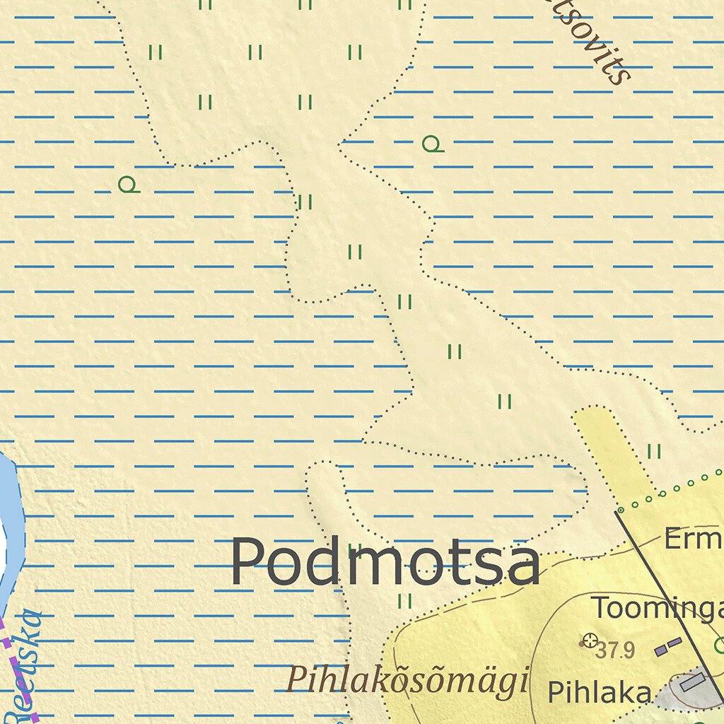Podmotsa küla, Setomaa vald Map by Maa-amet | Avenza Maps