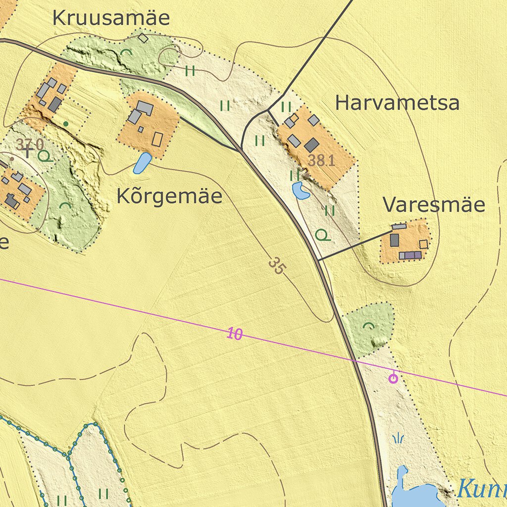 Raigla küla, Räpina vald Map by Maa-amet | Avenza Maps