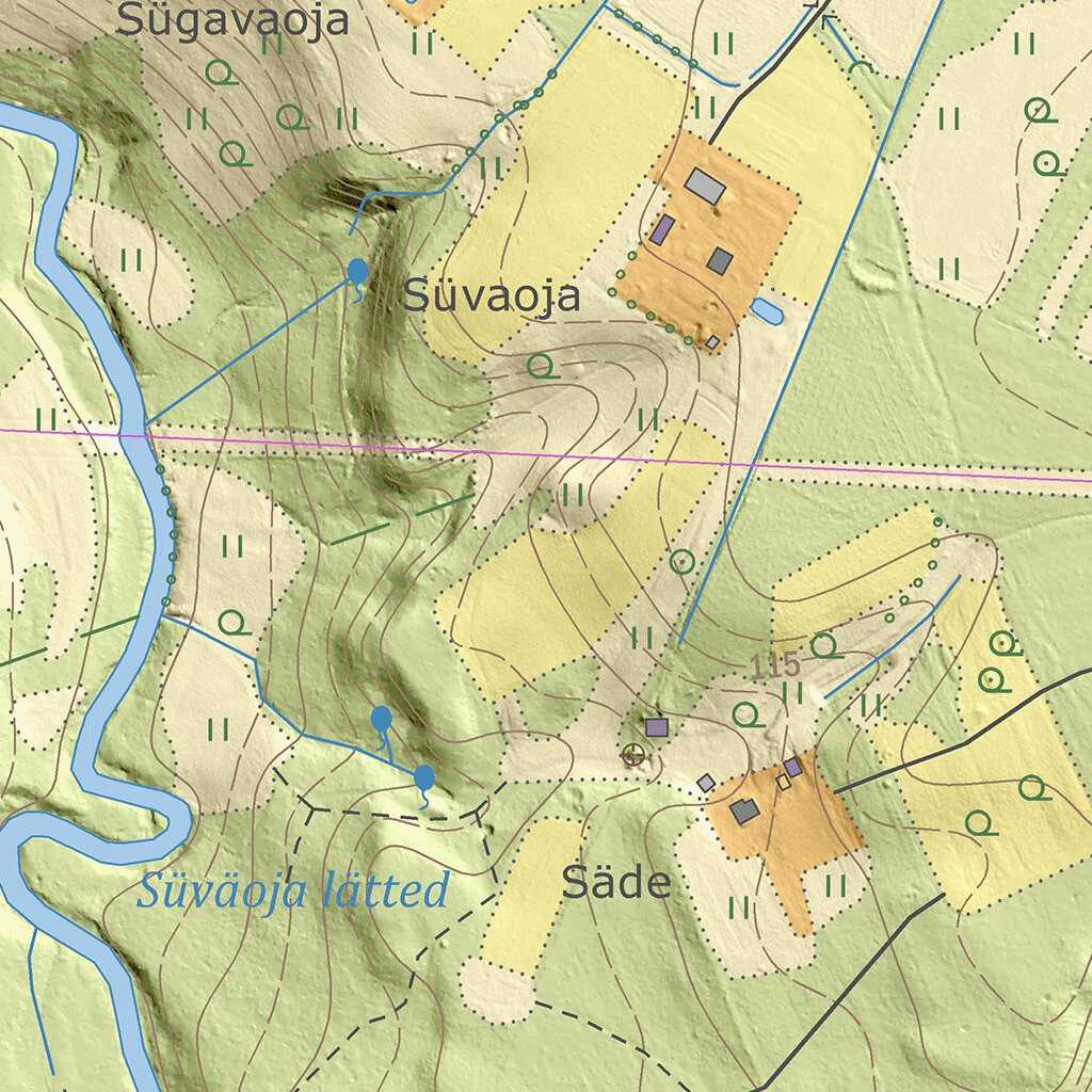 Sänna küla / Sännä, Rõuge vald Map by Maa-amet | Avenza Maps
