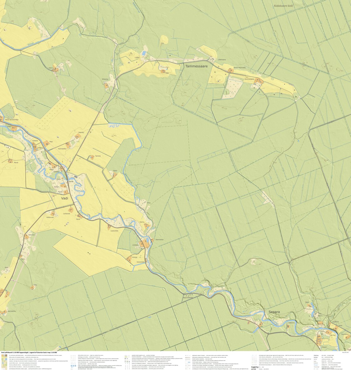 Separa küla, Mustvee vald Map by Maa-amet | Avenza Maps