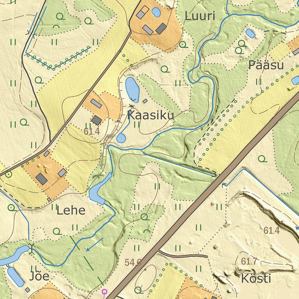 Tiidu küla, Otepää vald Map by Maa-amet | Avenza Maps
