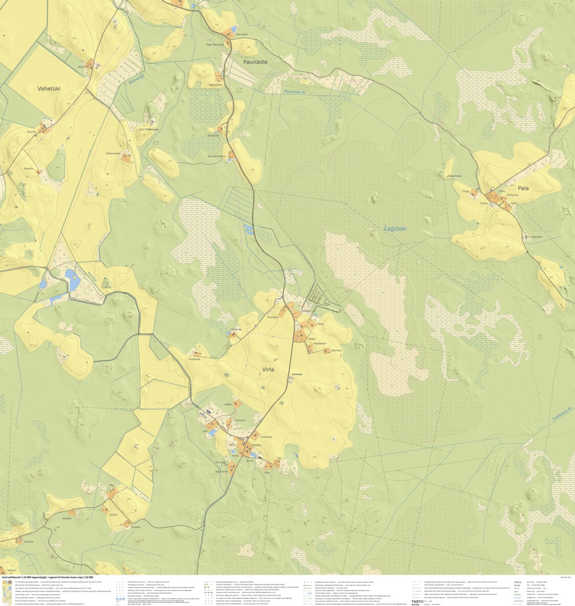Virla küla, Kose vald Map by Maa-amet | Avenza Maps