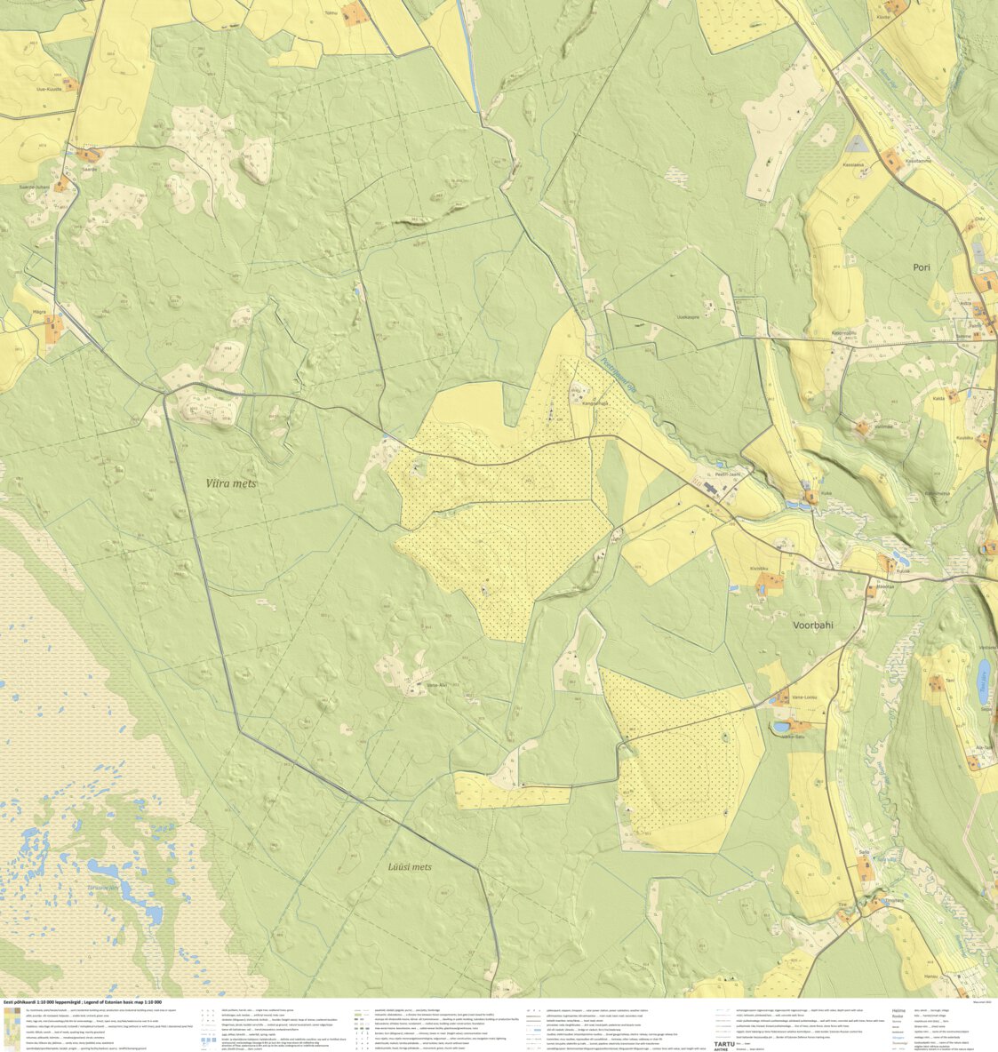 Voorbahi küla, Tõrva vald Map by Maa-amet | Avenza Maps
