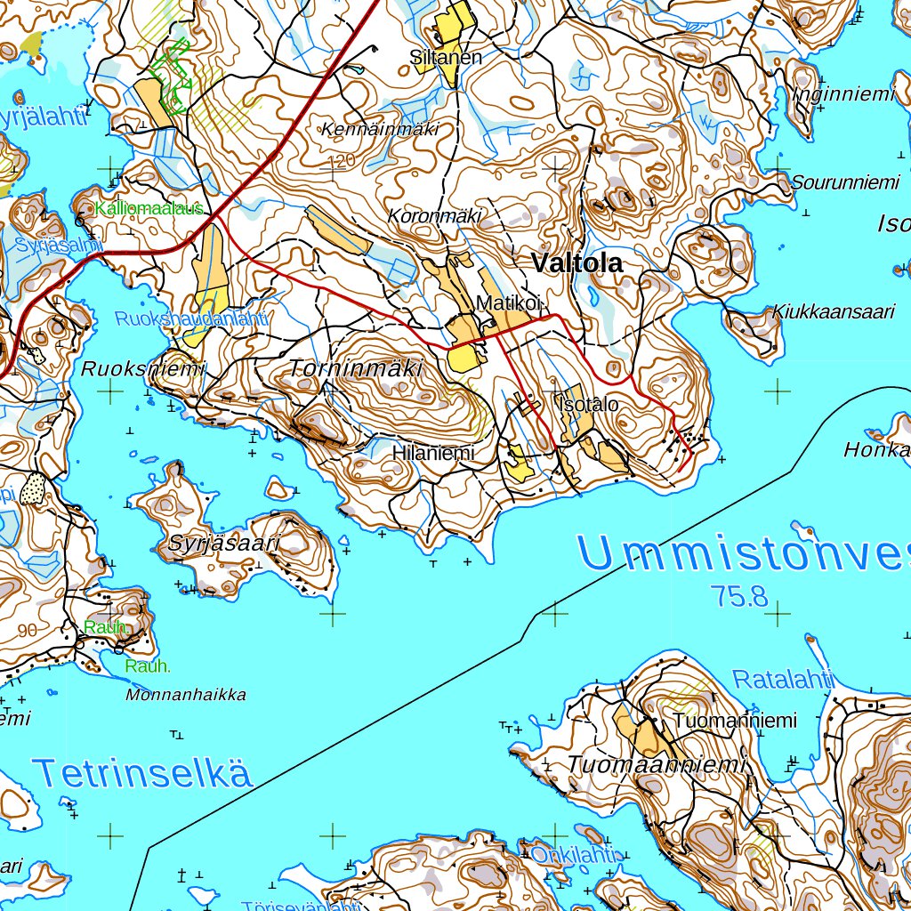 Puumala 1:50 000 (M523) Map by MaanMittausLaitos | Avenza Maps