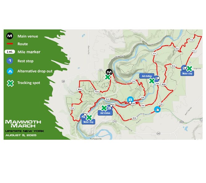 2025 Mammoth March Letchworth State Park Course Map by MammothMarch ...