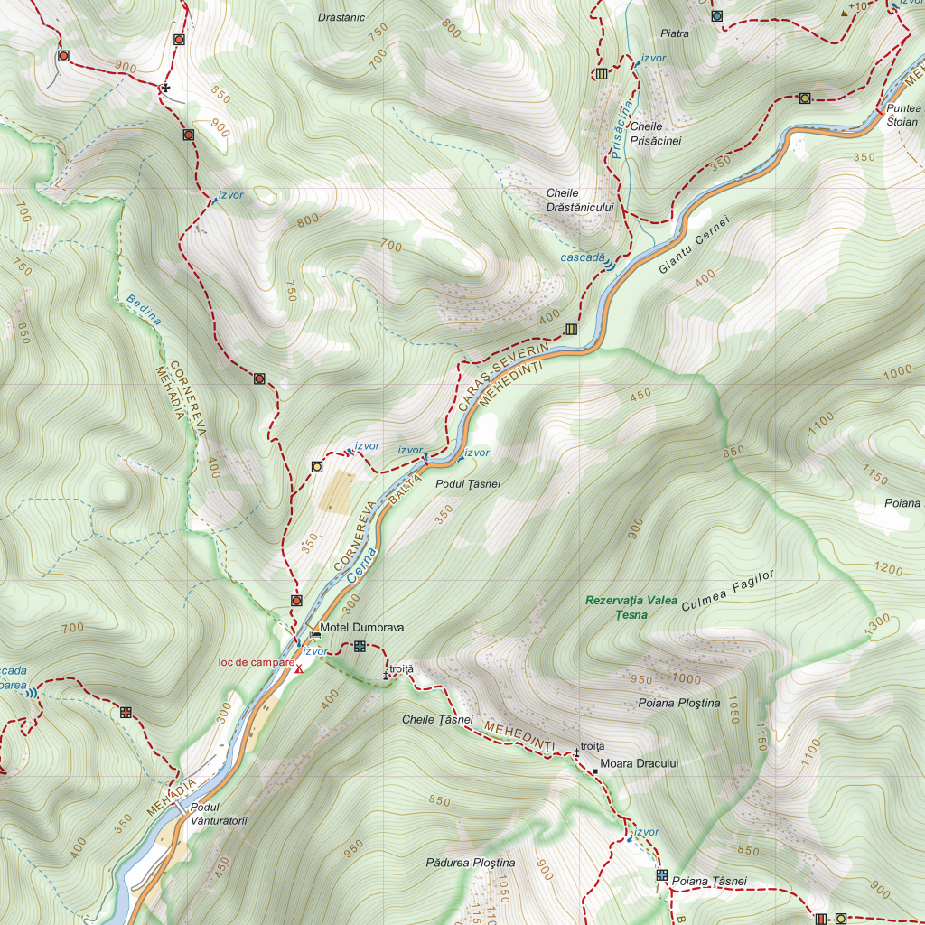 Masivele Domogled - Vârful lui Stan Map by MANTA MAPS | Avenza Maps