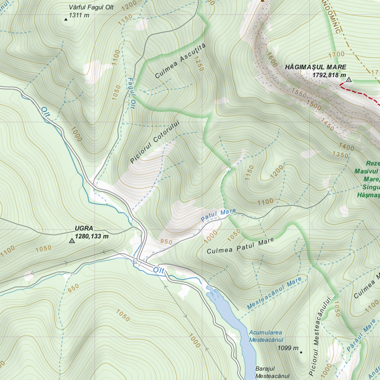 Muntele Negru Map by MANTA MAPS | Avenza Maps