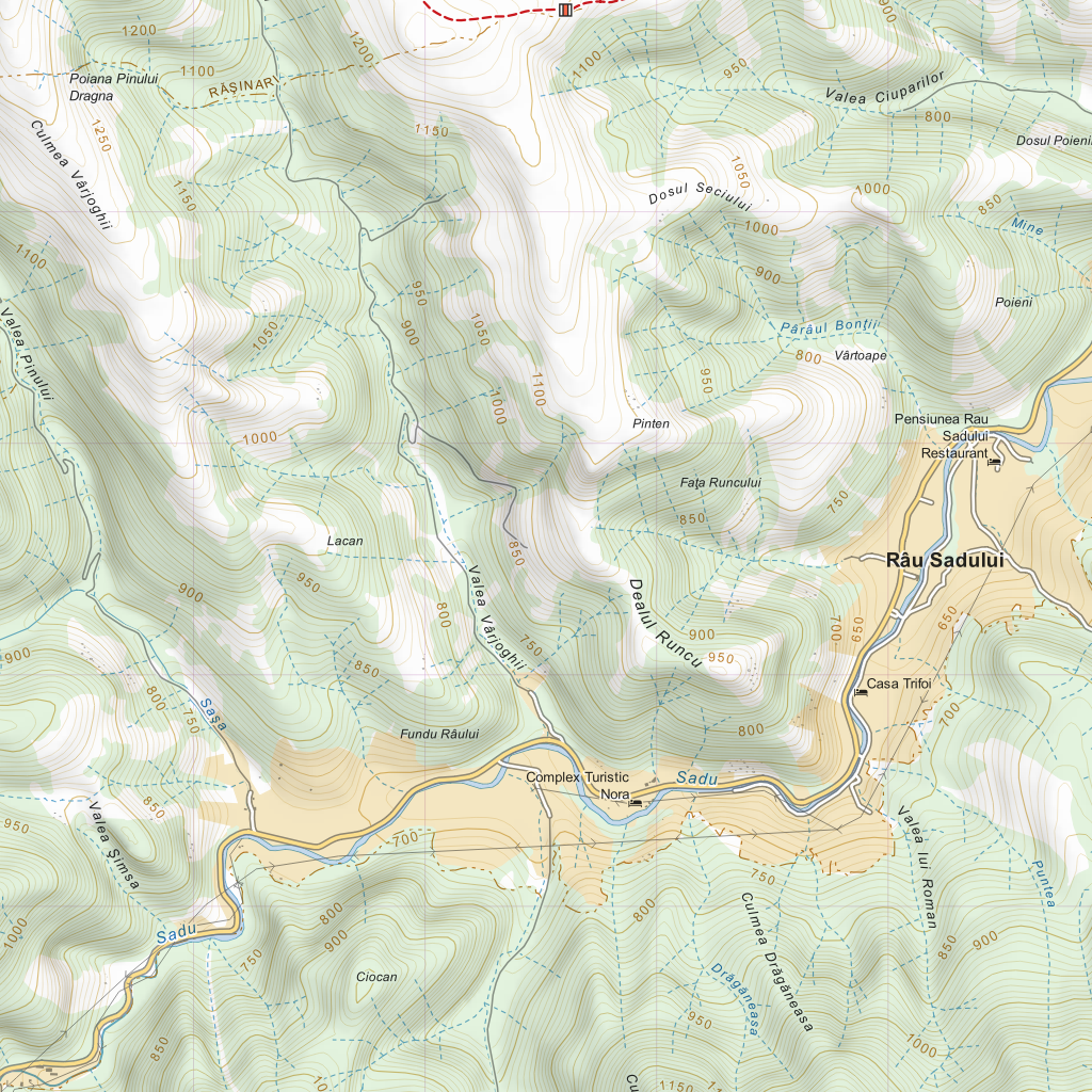 Munţii Cindrel Map by MANTA MAPS | Avenza Maps
