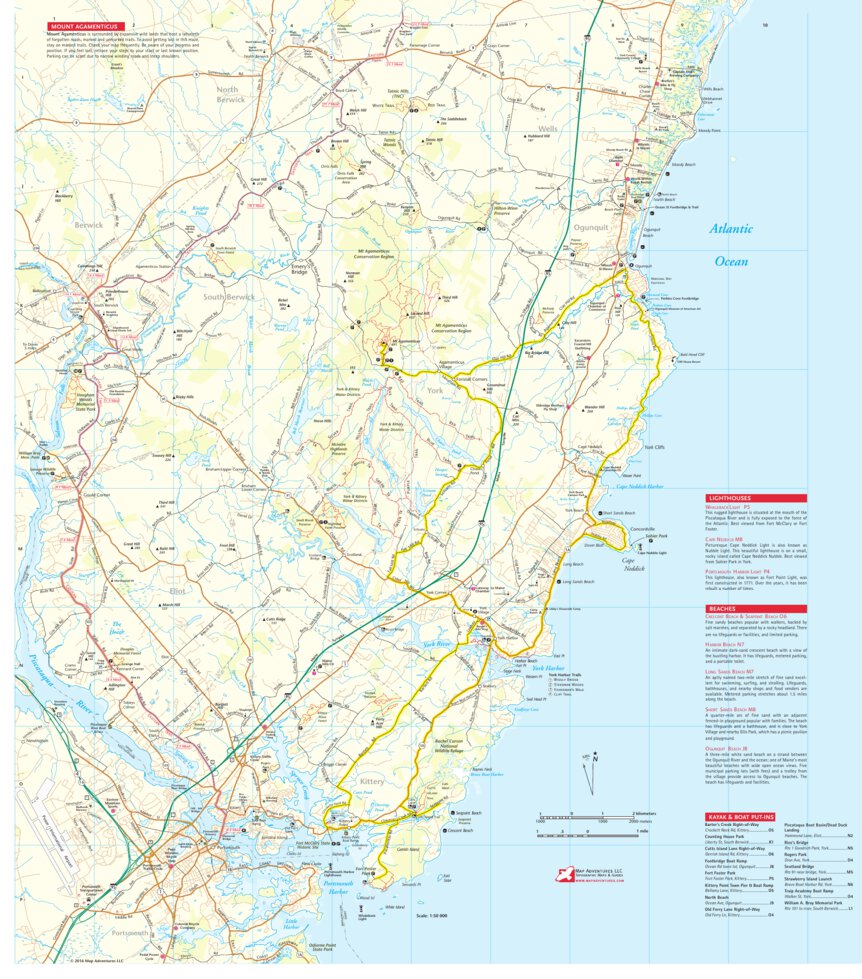 Mt Agamenticus 2022 Map by Map Adventures LLC | Avenza Maps