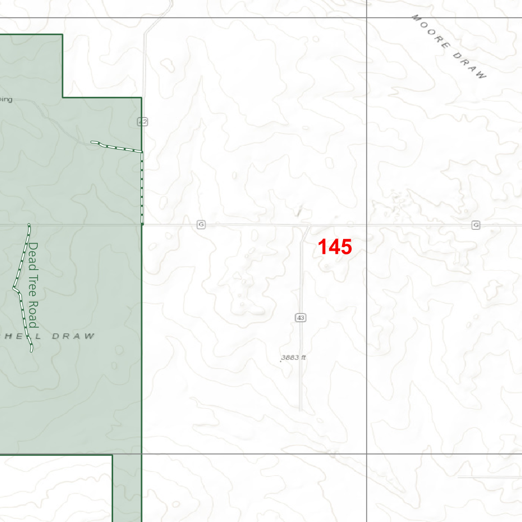 2025 Colorado Hunt Map – GMU 145 by Map the Xperience | Avenza Maps