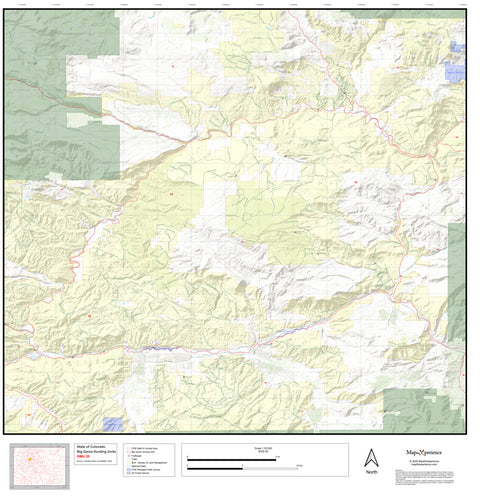 2025 Colorado Hunt Maps – GMU 35, 36, 44, 45, 361 Map Bundle by Map the Xperience | Avenza Maps