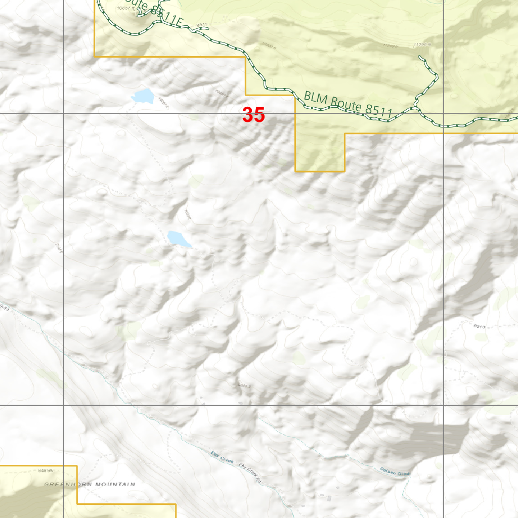 2025 Colorado Hunt Map – GMU 35 by Map the Xperience | Avenza Maps