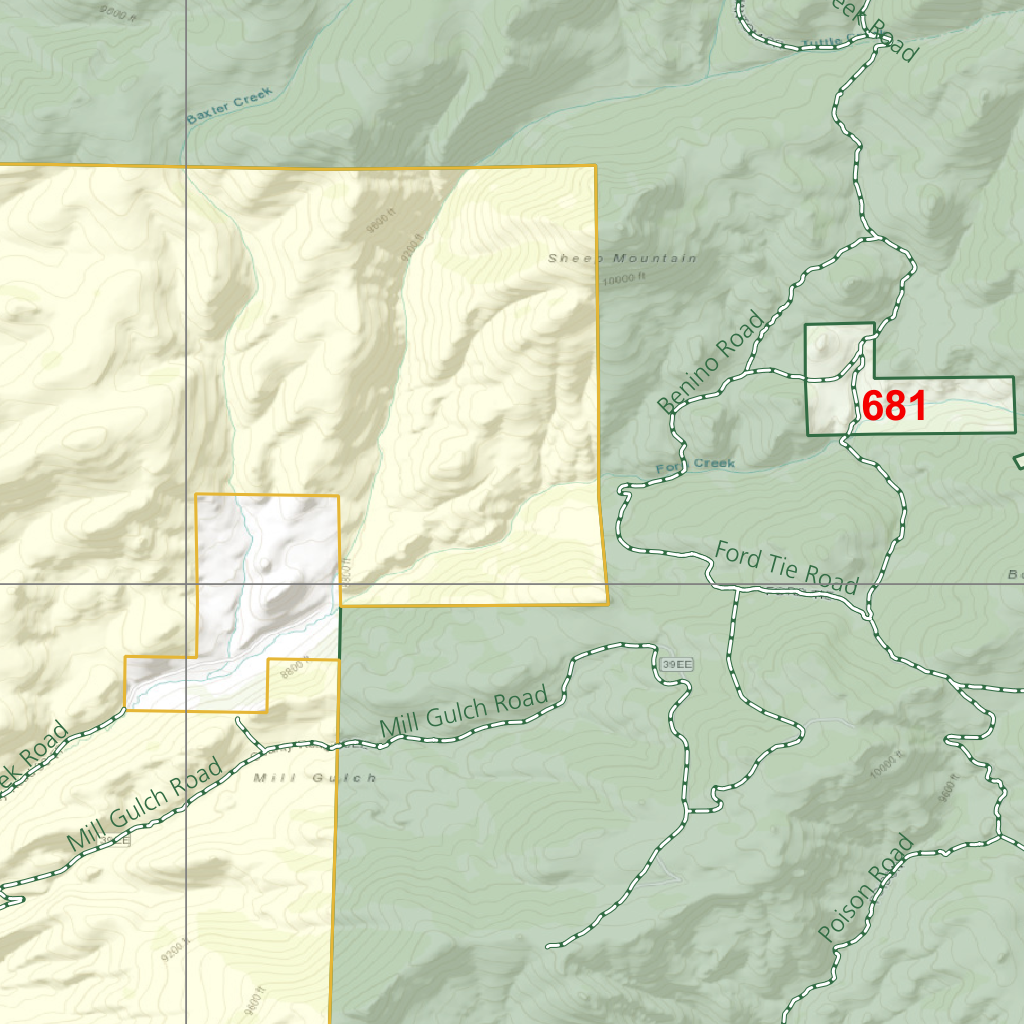 2025 Colorado Hunt Map – GMU 681 by Map the Xperience | Avenza Maps
