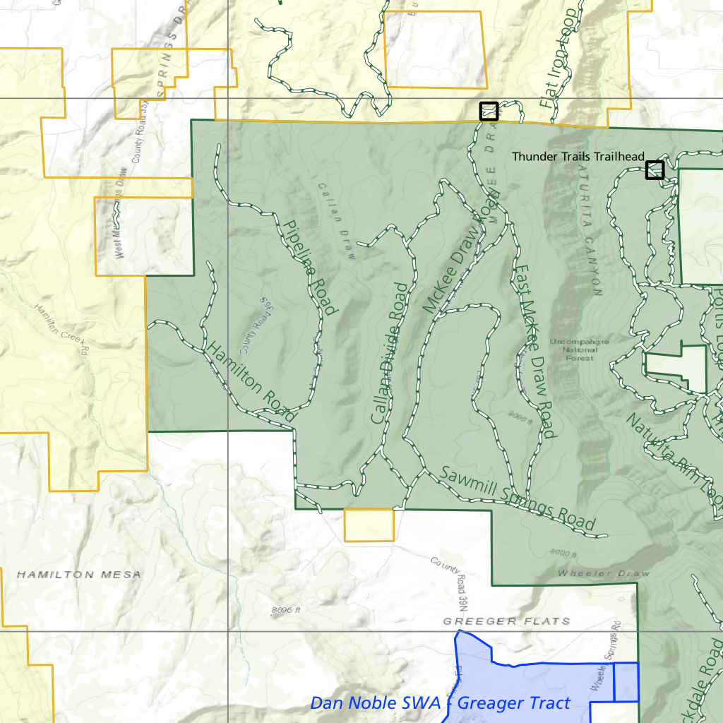 2025 Colorado Hunt Map – GMU 70 by Map the Xperience | Avenza Maps