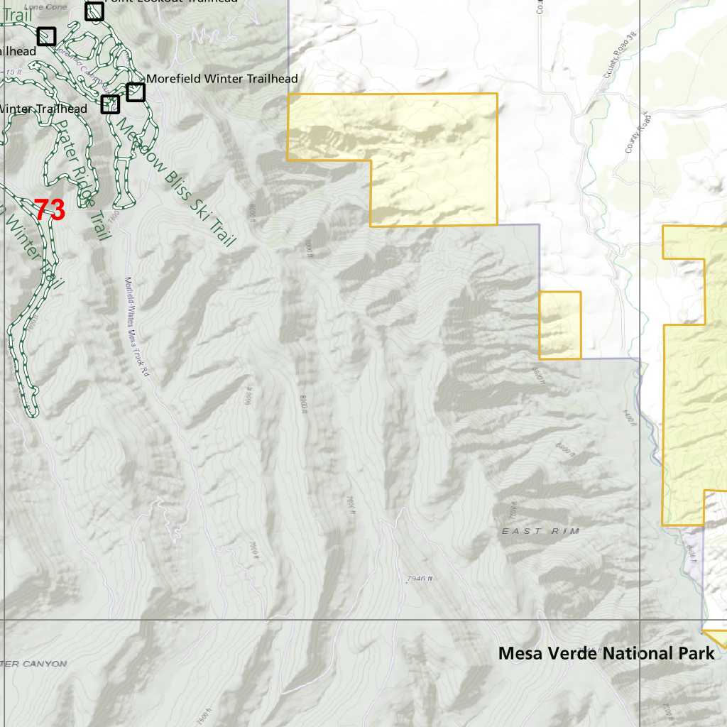2025 Colorado Hunt Map – GMU 73 by Map the Xperience | Avenza Maps