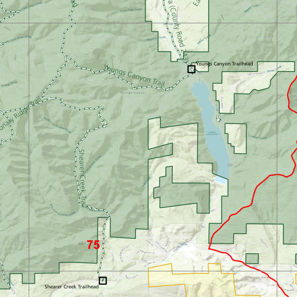 2025 Colorado Hunt Map – GMU 75 by Map the Xperience | Avenza Maps